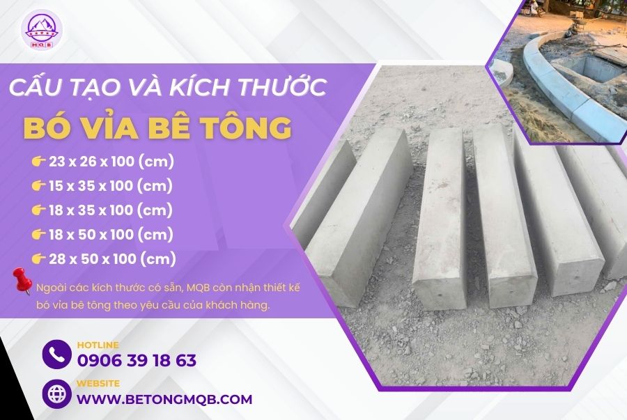 Bó vỉa bê tông đúc sẵn tại Bình Dương